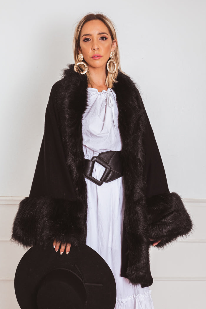 Faux Fur Cape – Haute & Rebellious