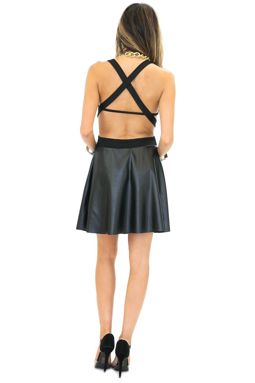 CHELLA CUTOUT CONTRAST DRESS – Haute & Rebellious