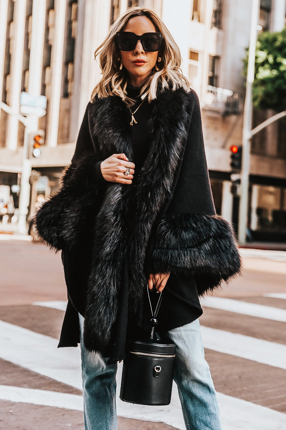 Faux Fur Cape – Haute & Rebellious