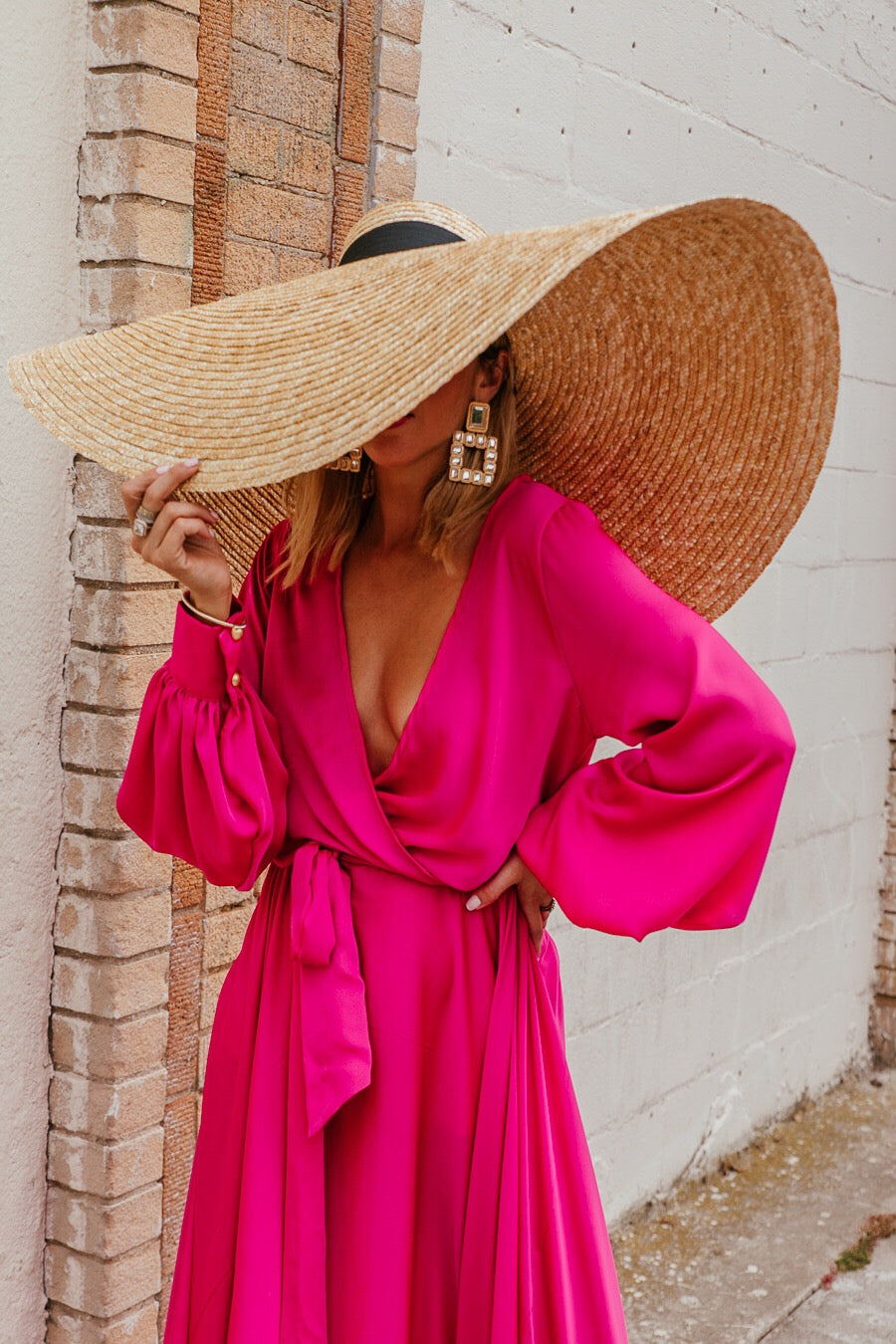 Oversize Large Brim Straw Hat – Haute & Rebellious