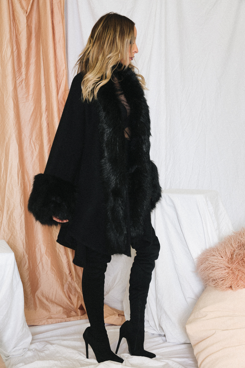 Faux Fur Cape – Haute & Rebellious