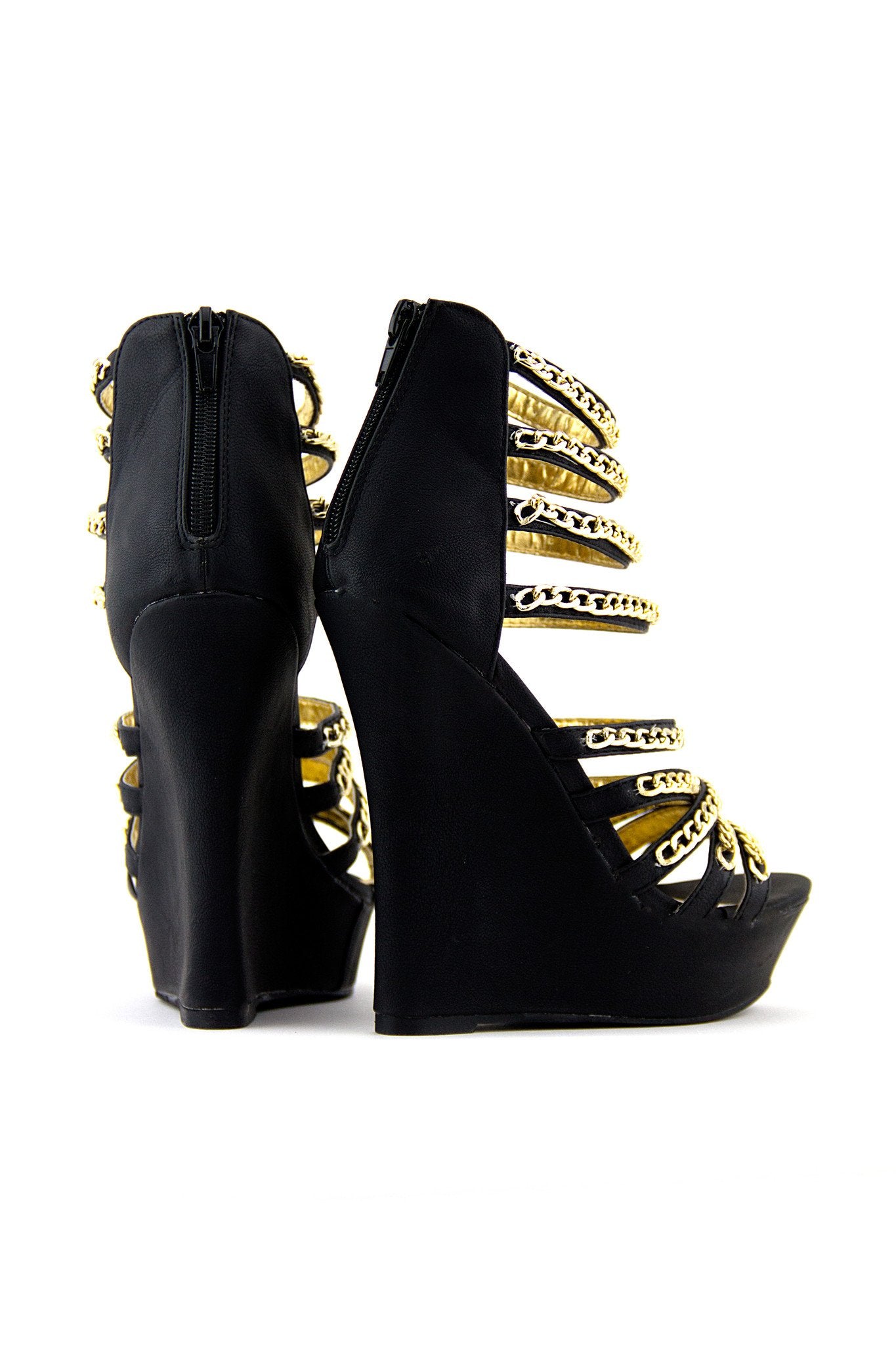 HARLEM MULTIPLE CHAIN WEDGE – Haute & Rebellious
